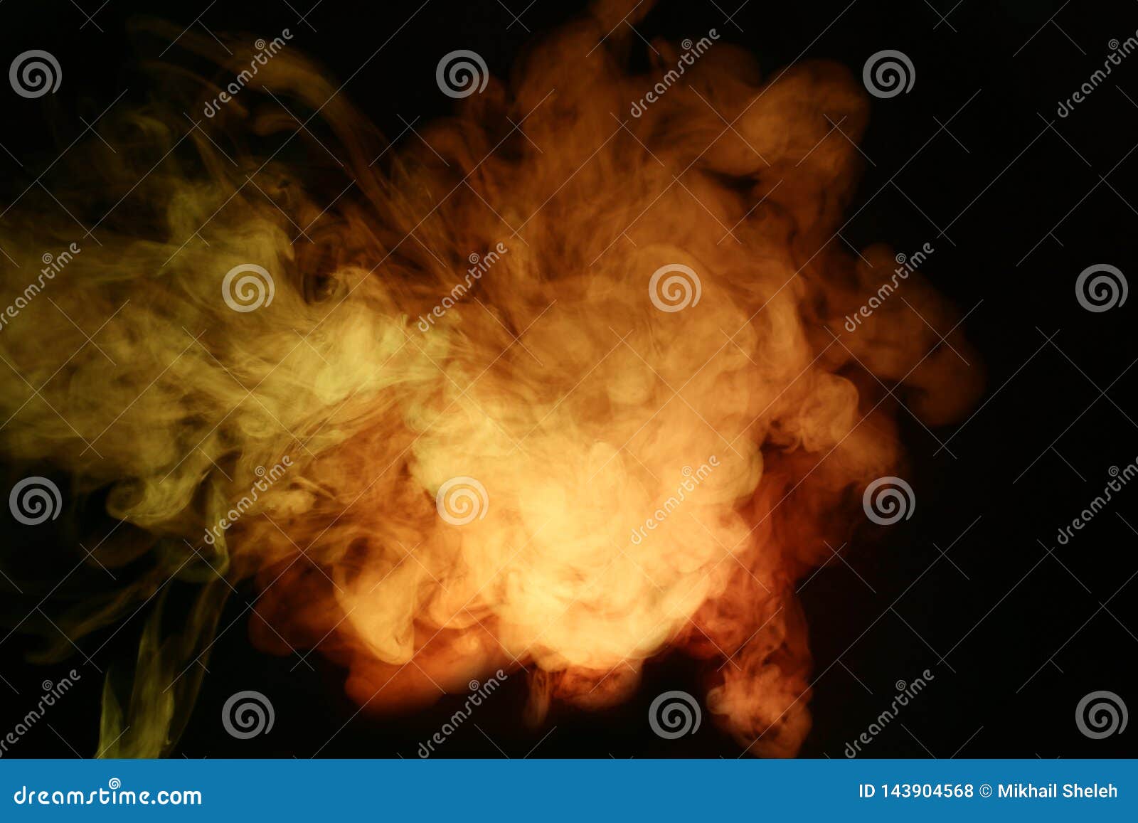 Background of Abstract Colored Smoke. Star Nebulae Stock Photo - Image ...