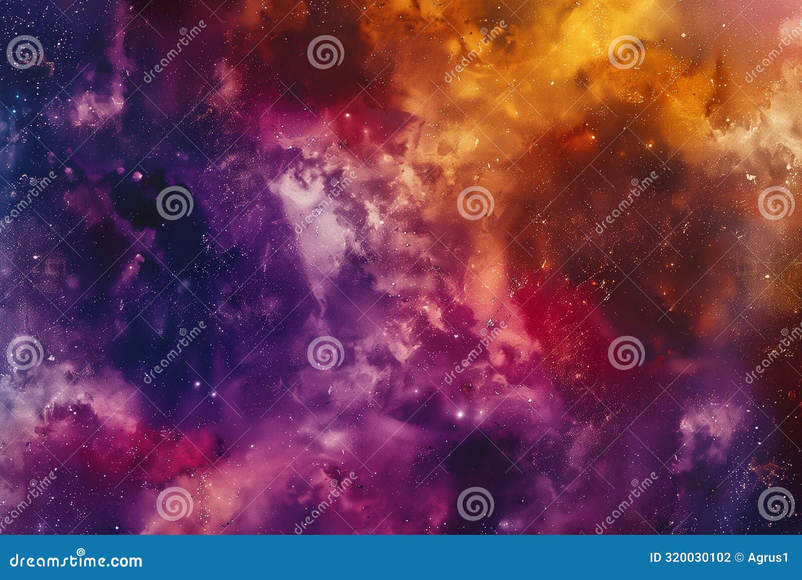 Background with Abstract Colorful Space Stock Illustration ...