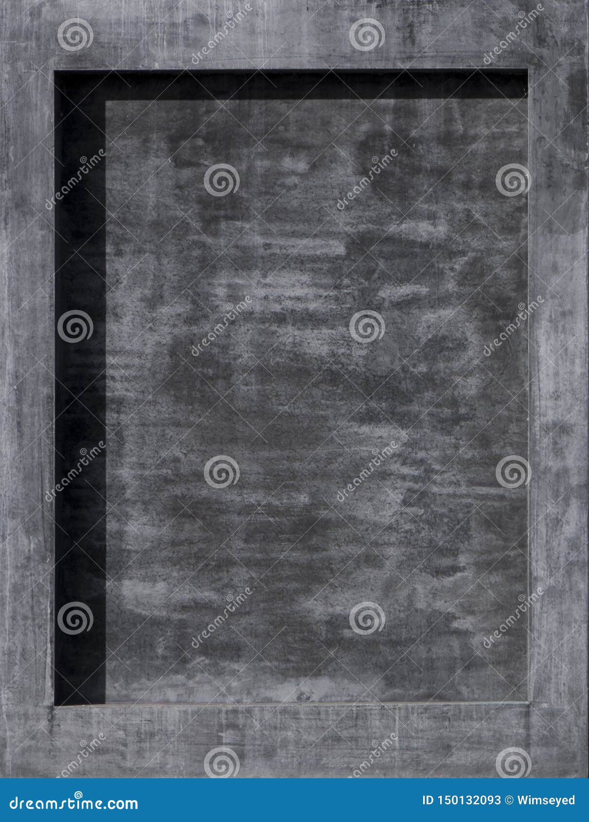 Background of Abstract Concrete Window Stock Image - Image of rough ...