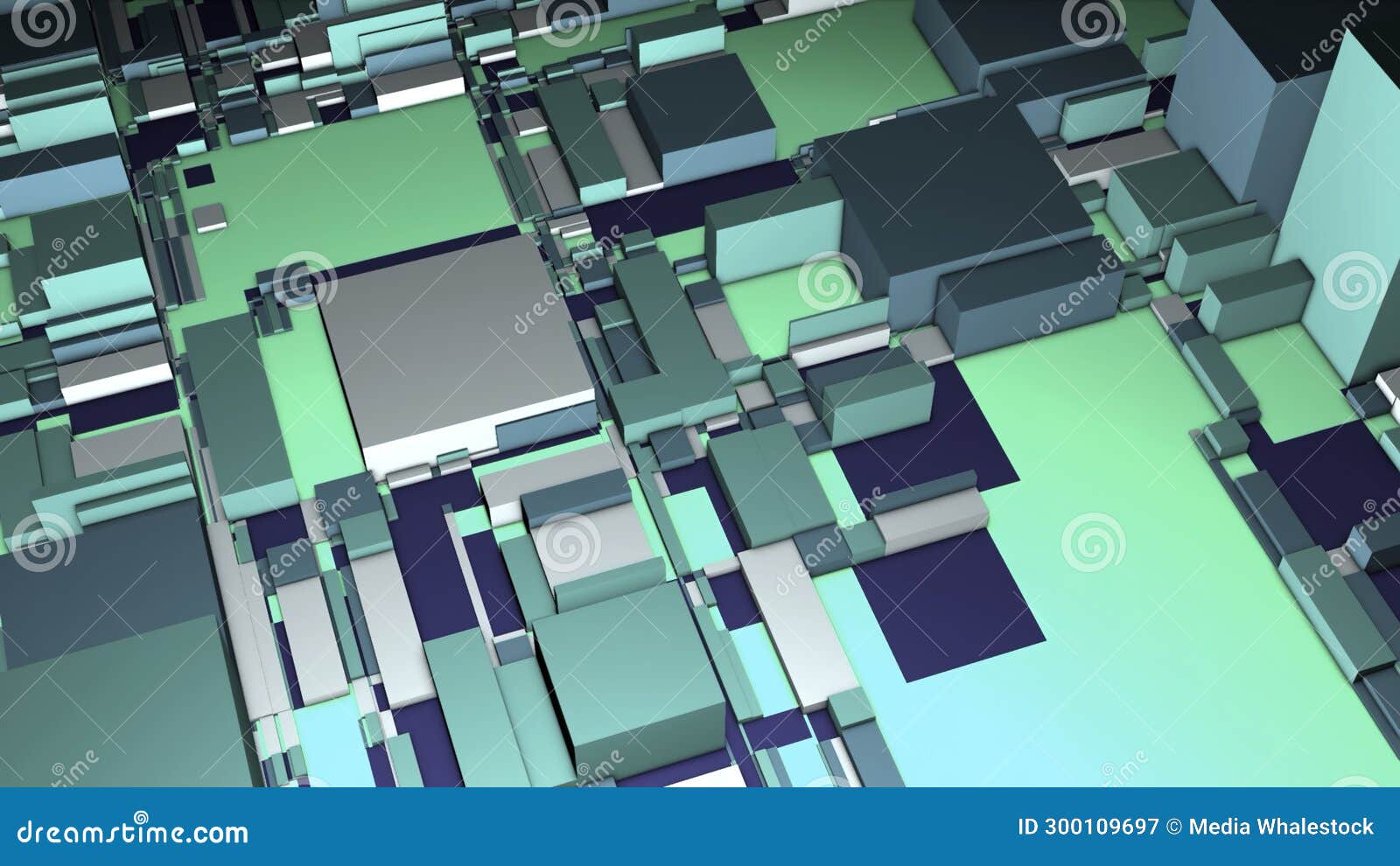 Background of Abstract Cubic Shapes. Motion. Technological Background ...