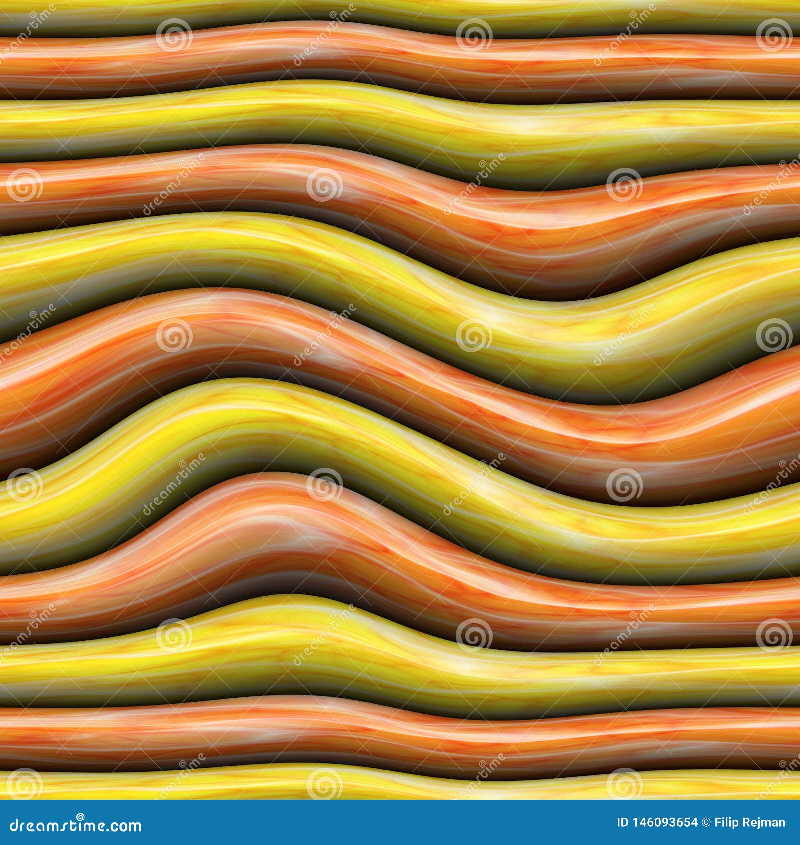 Background with Abstract Curved Color Stripes Stock Photo - Image of ...