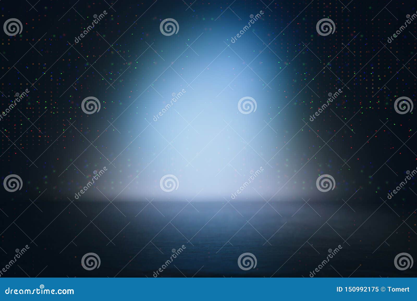 Background of Abstract Dark Concentrate Floor Scene with Mist or Fog ...