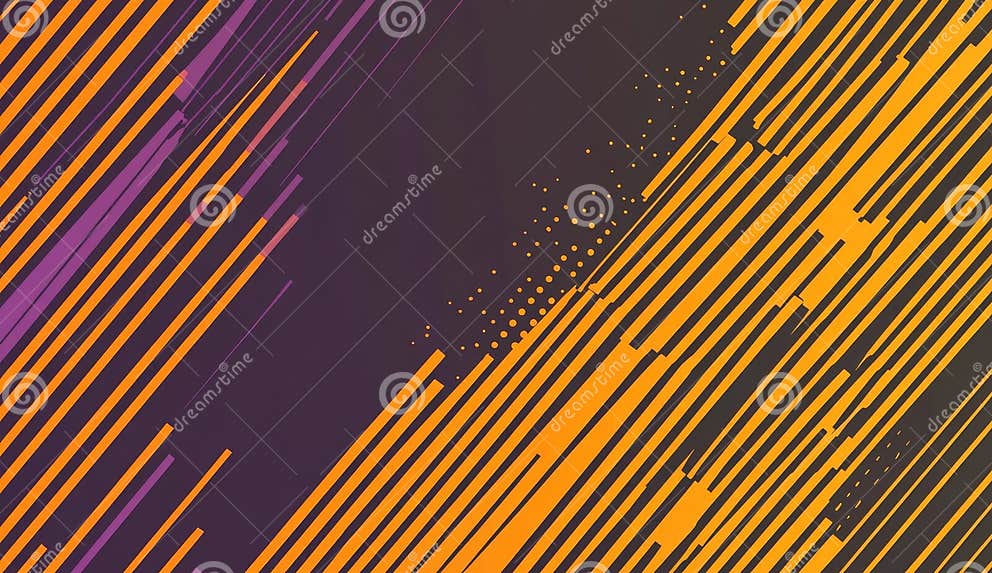 Background with Abstract Duotone Pattern. Halftone Texture. Synthwave ...