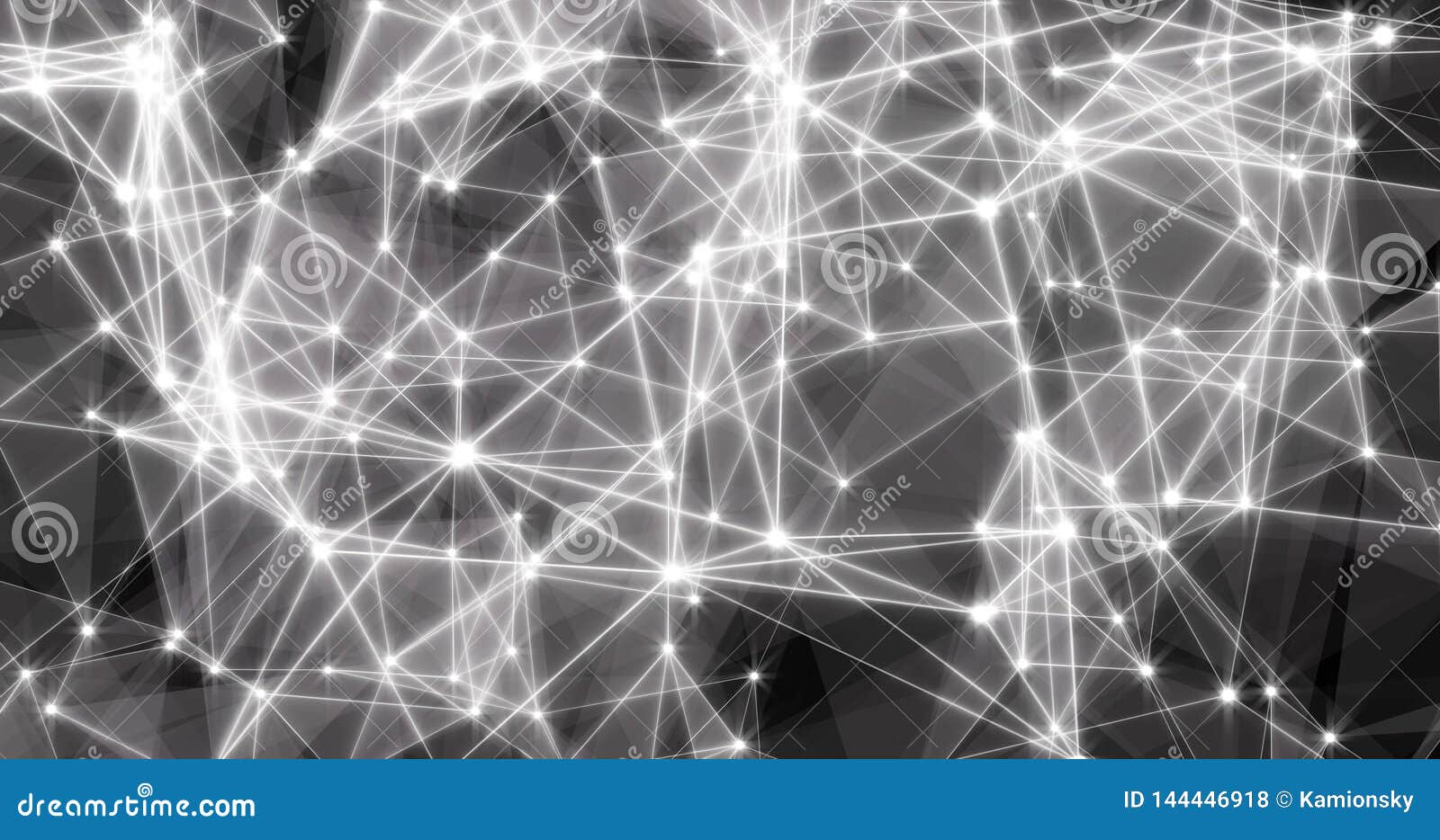 Background Abstract Dynamic Plexus Futuristic Technology 3d Render