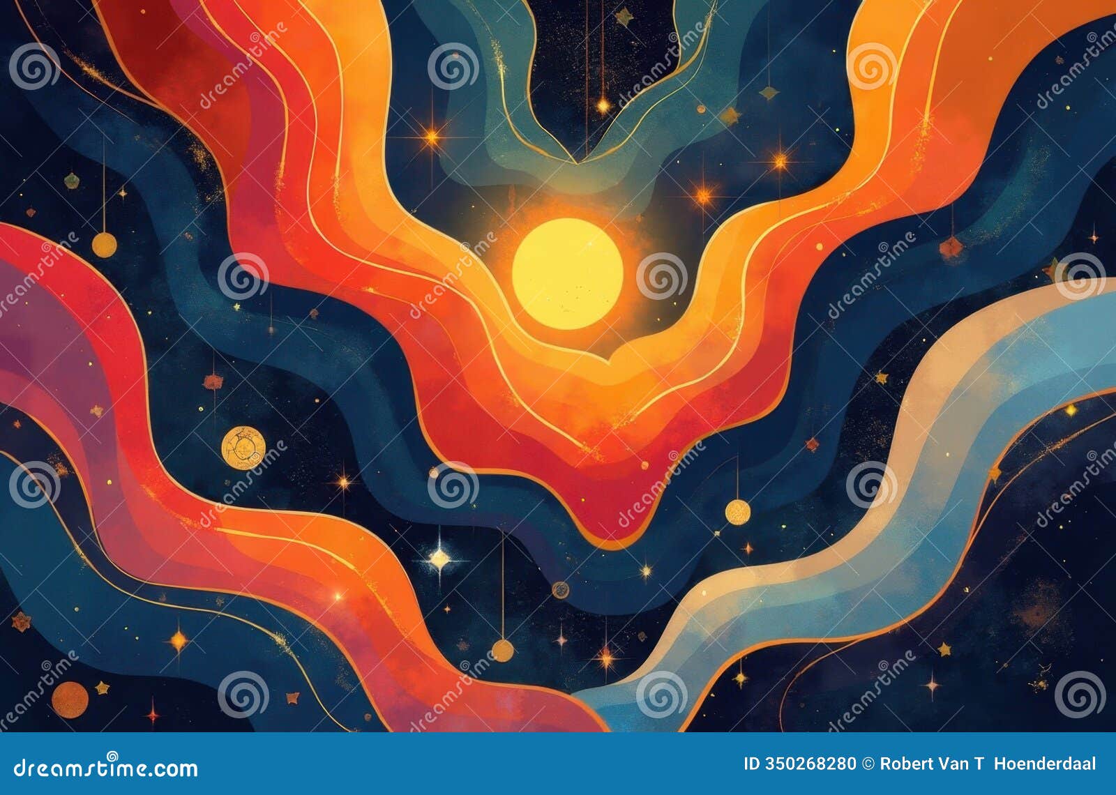 Background of an Abstract Fusion of Shapes and Stars at 15-12-2024 ...