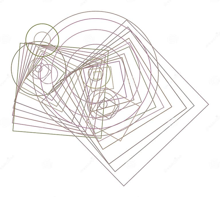 Background Abstract Geometric Ellipse & Square Box Pattern for Design ...