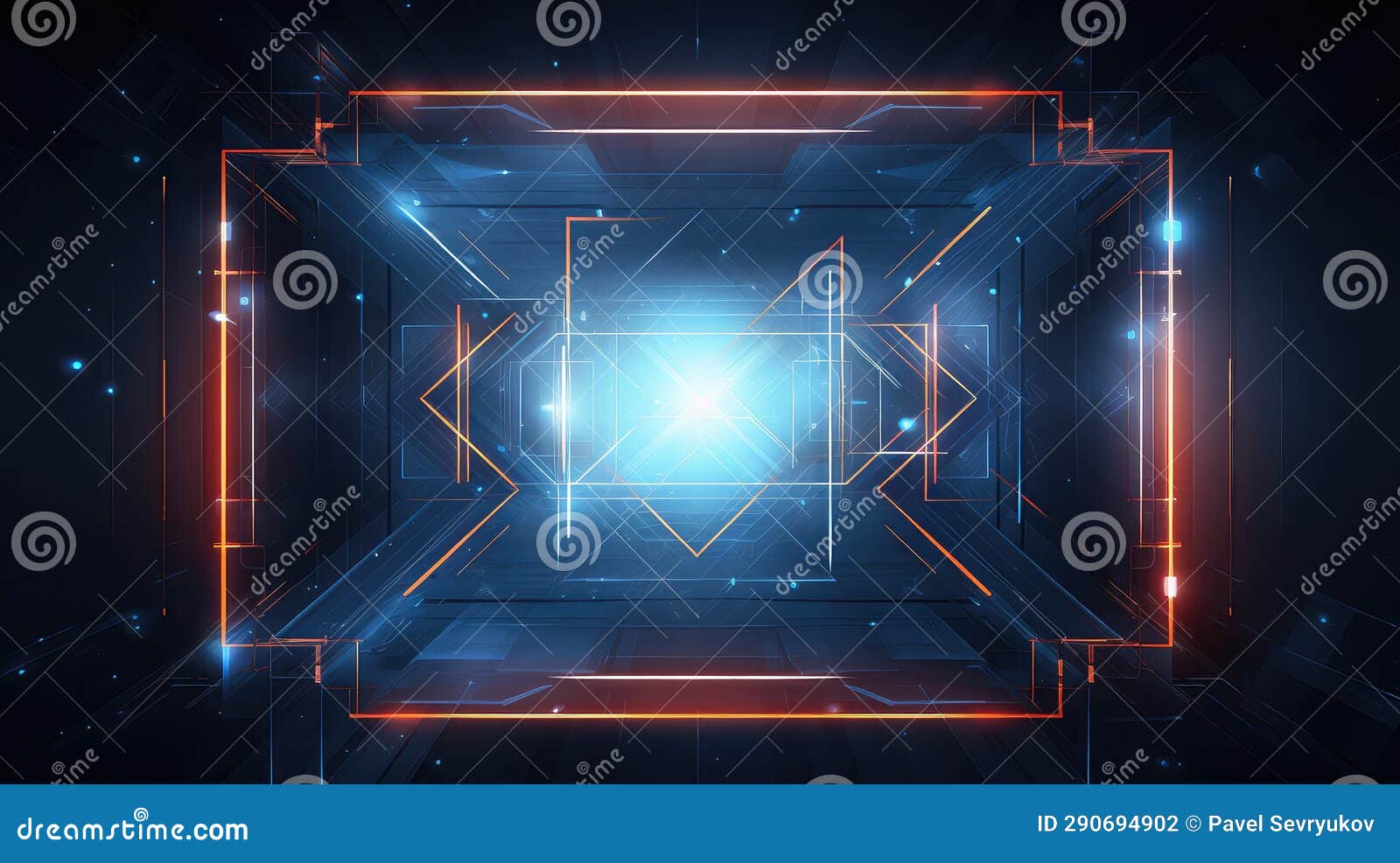 Background Abstract Geometric Framework Stock Illustration ...