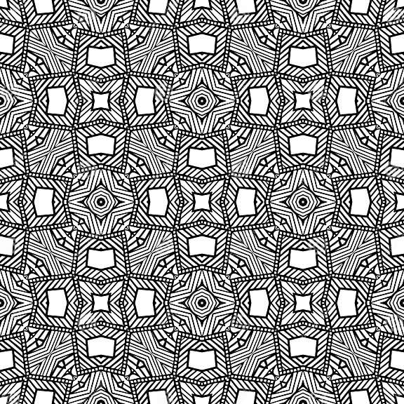 Background, Abstract Geometric Seamless Pattern, Vector Stock Vector ...
