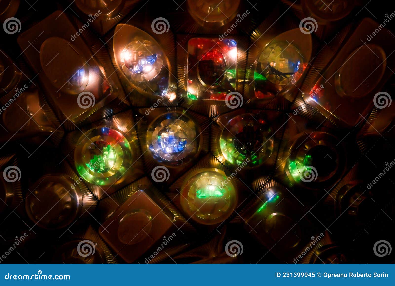 Background of Abstract Glitter Led Lights Stock Image - Image of ...