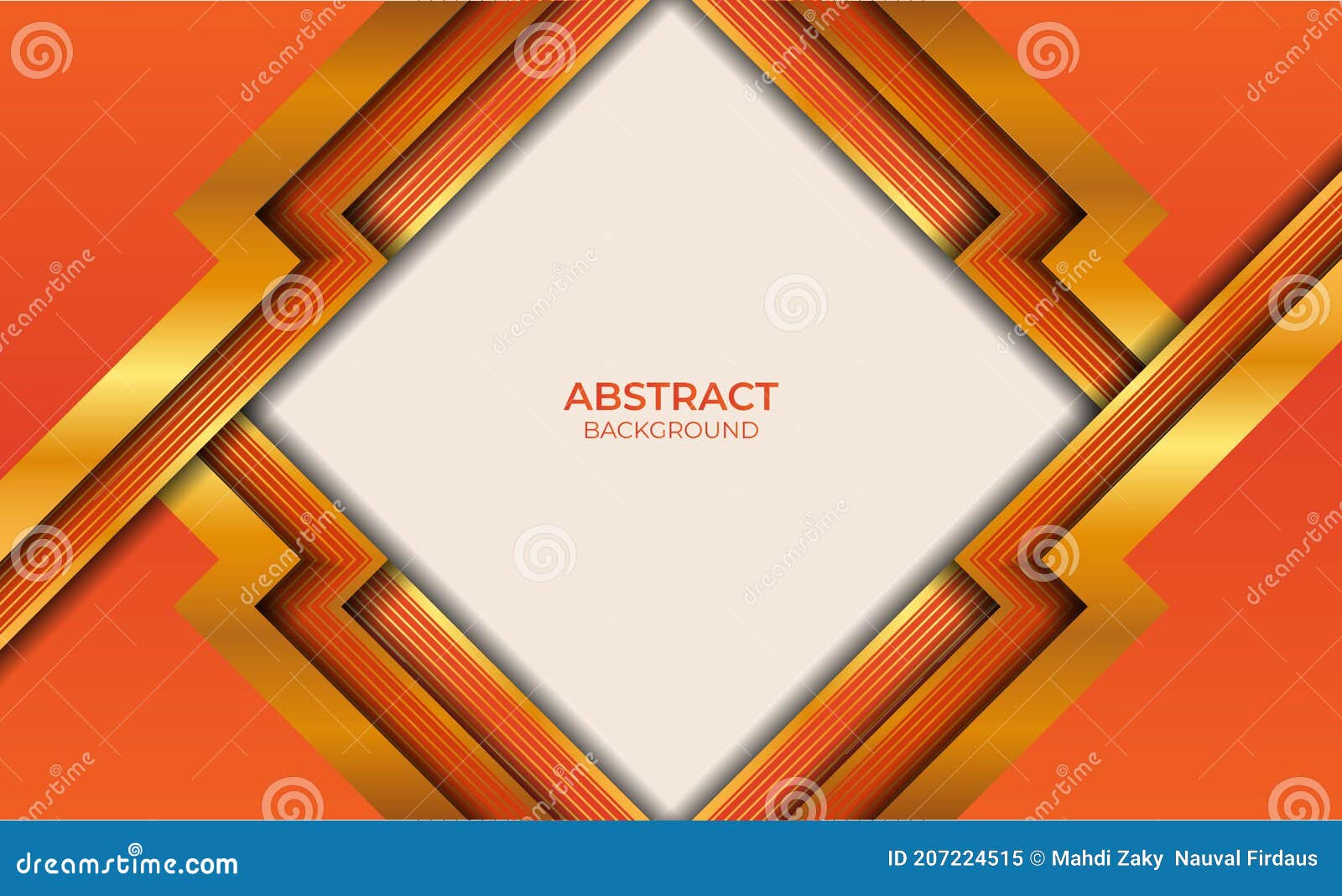 Background Abstract Gold and Orange Style Stock Vector - Illustration ...