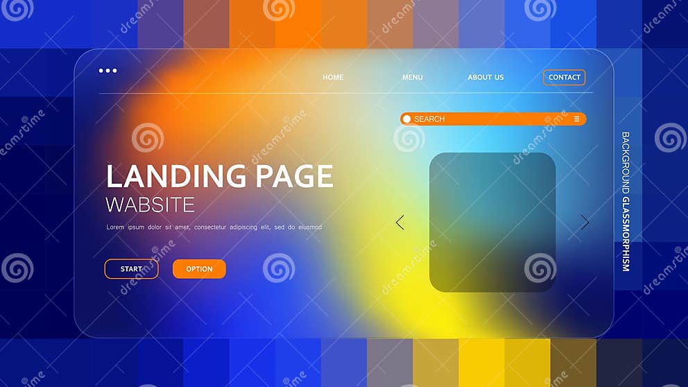 Background Abstract Gradient Design Featuring a Glassmorphism Effect ...