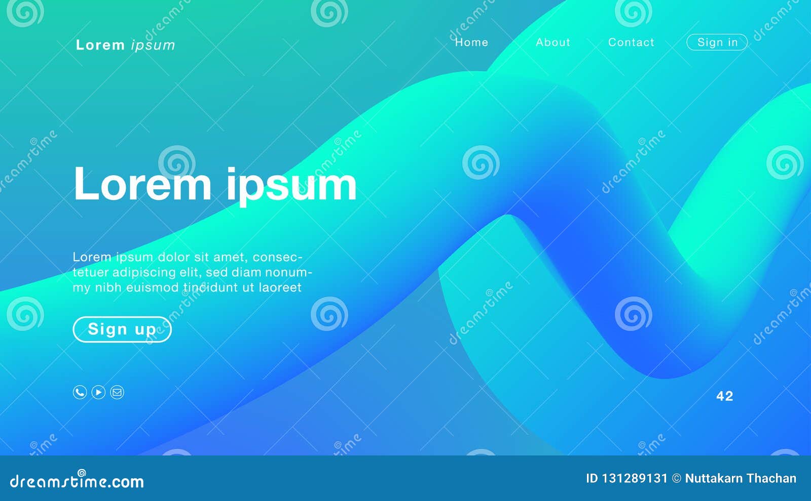 Background Abstract Green Blue Color for Homepage Stock Vector ...