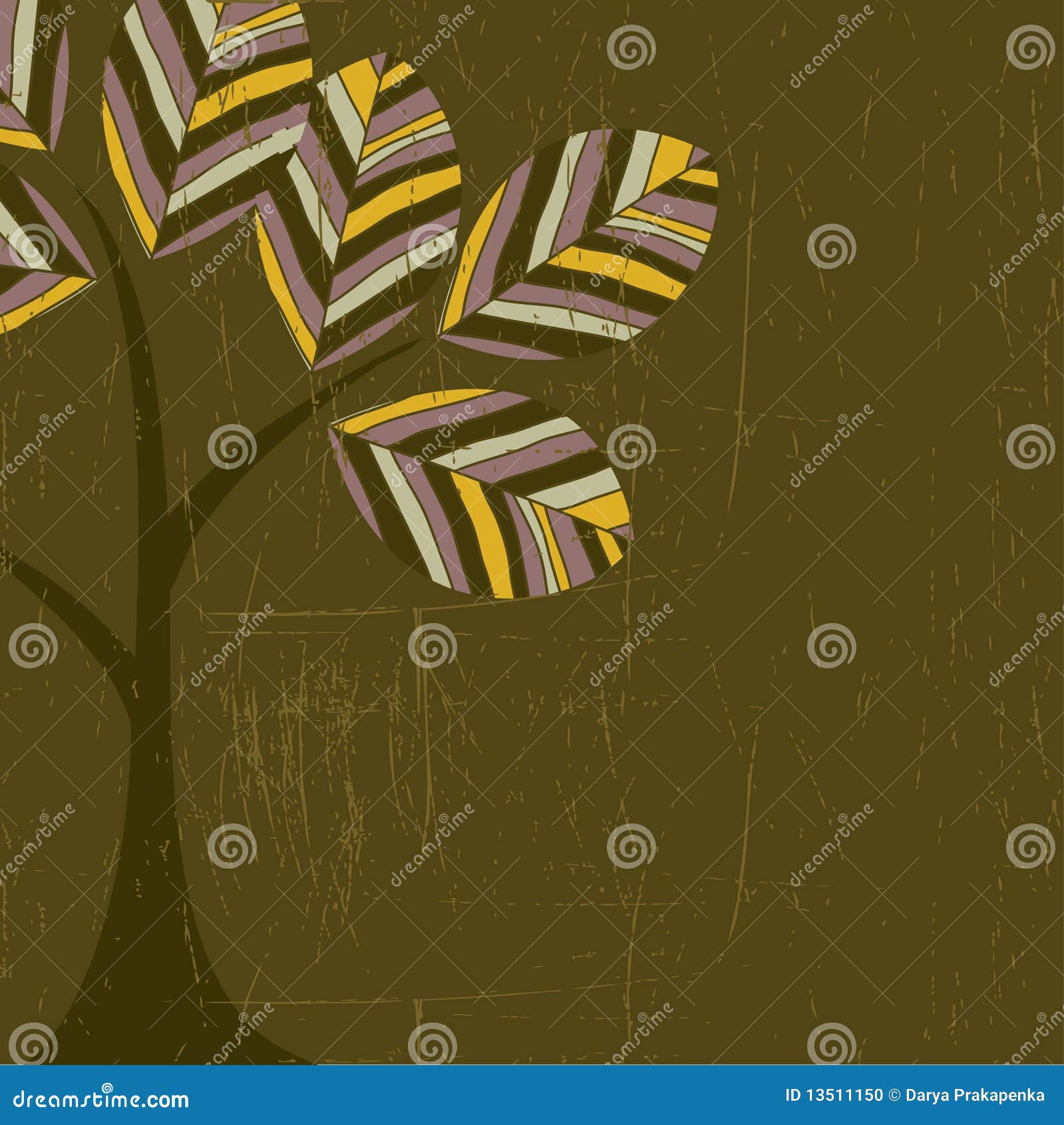 Background with Abstract Grunge Tree . Stock Vector - Illustration of ...