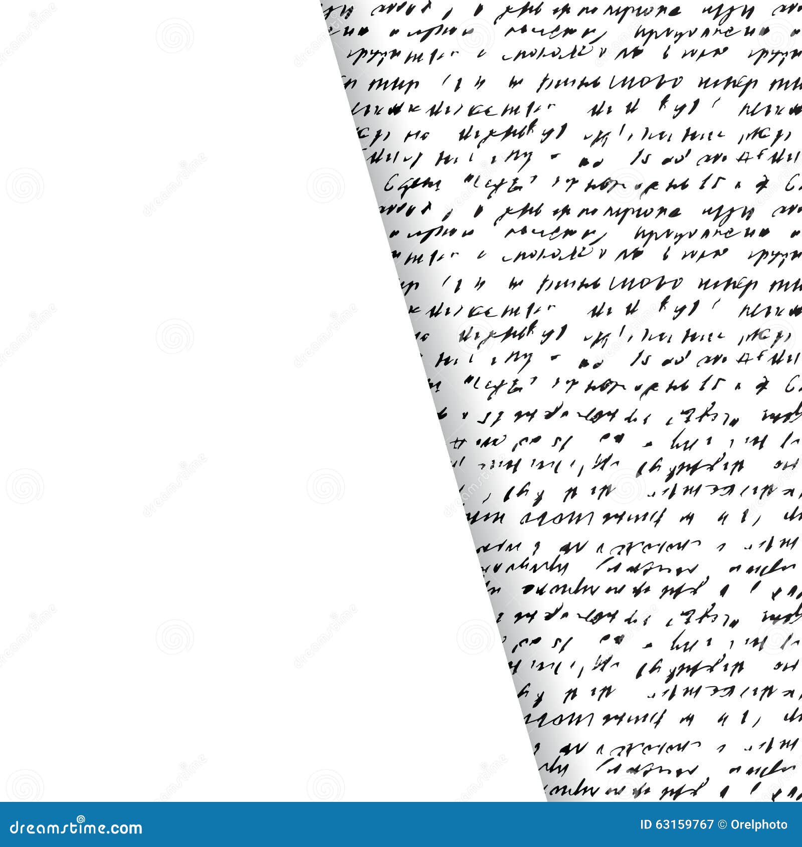 Background of Abstract Handwriting Stock Vector - Illustration of ...