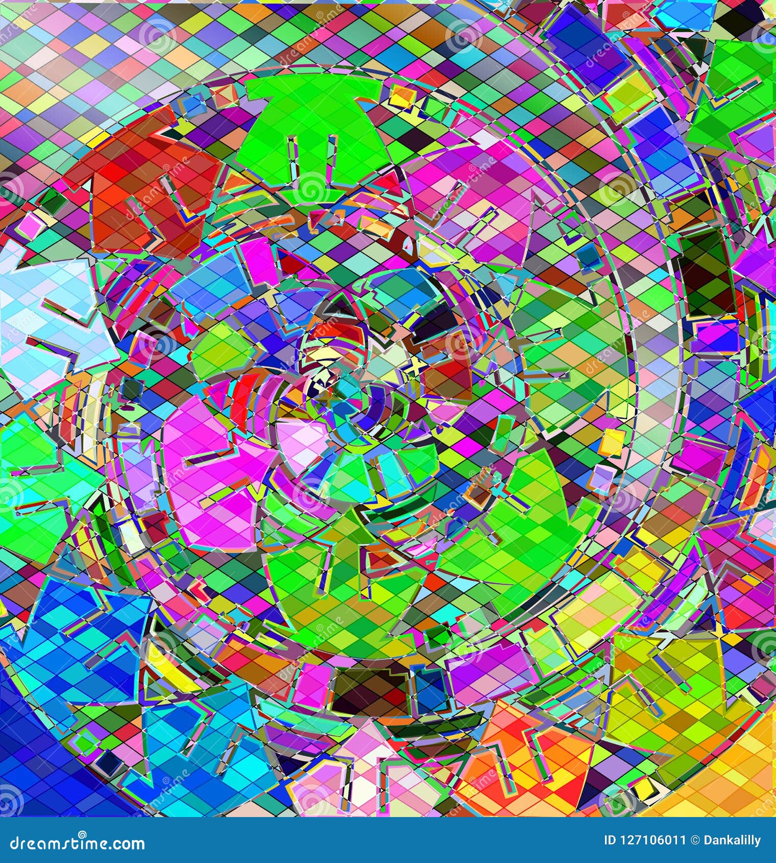 Background with Abstract Image of Variation Color Abstract Spiral ...