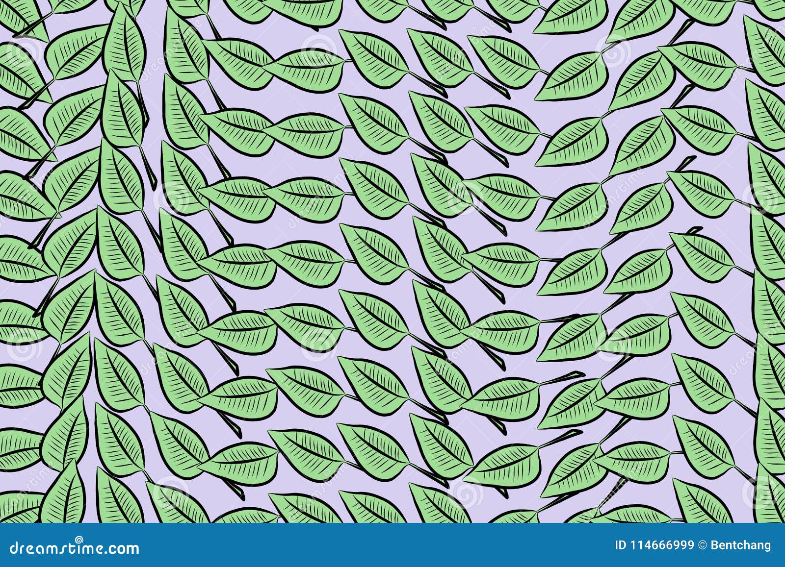 Background Abstract Leaves Drawing Pattern for Design. Backdrop ...