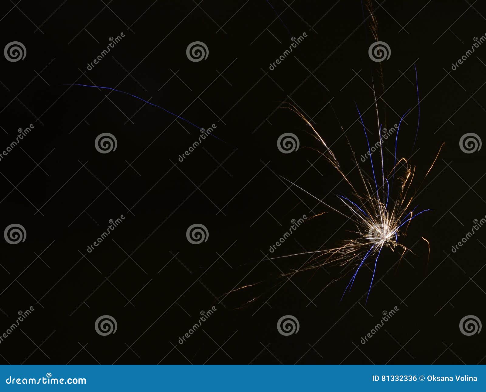 Background Abstract Line of Light from Fireworks in the Sky Stock Photo ...