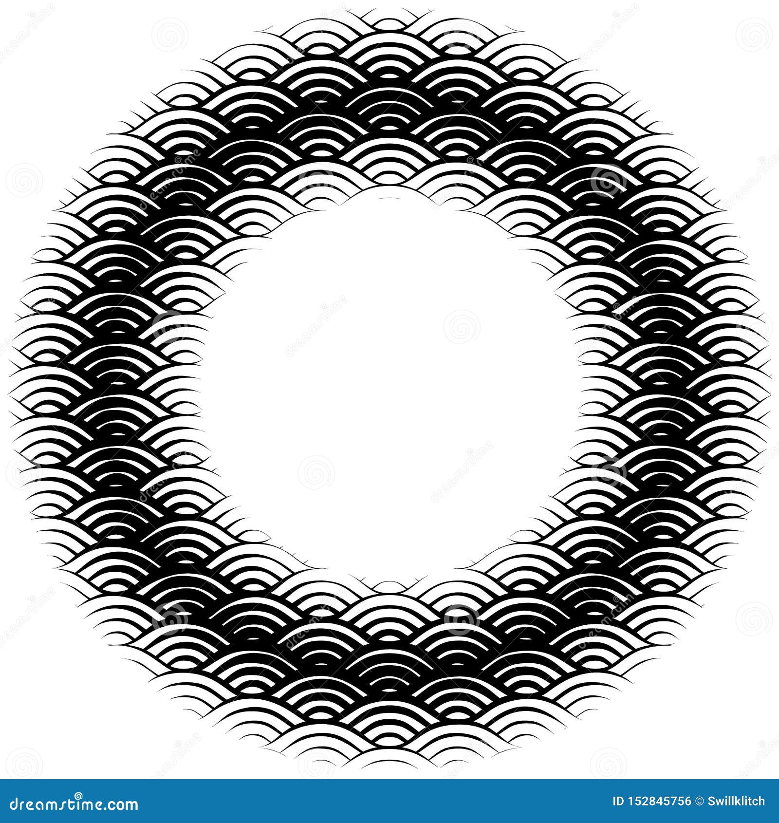 Background with Abstract Line Waves Pattern and Thickness Gradient ...