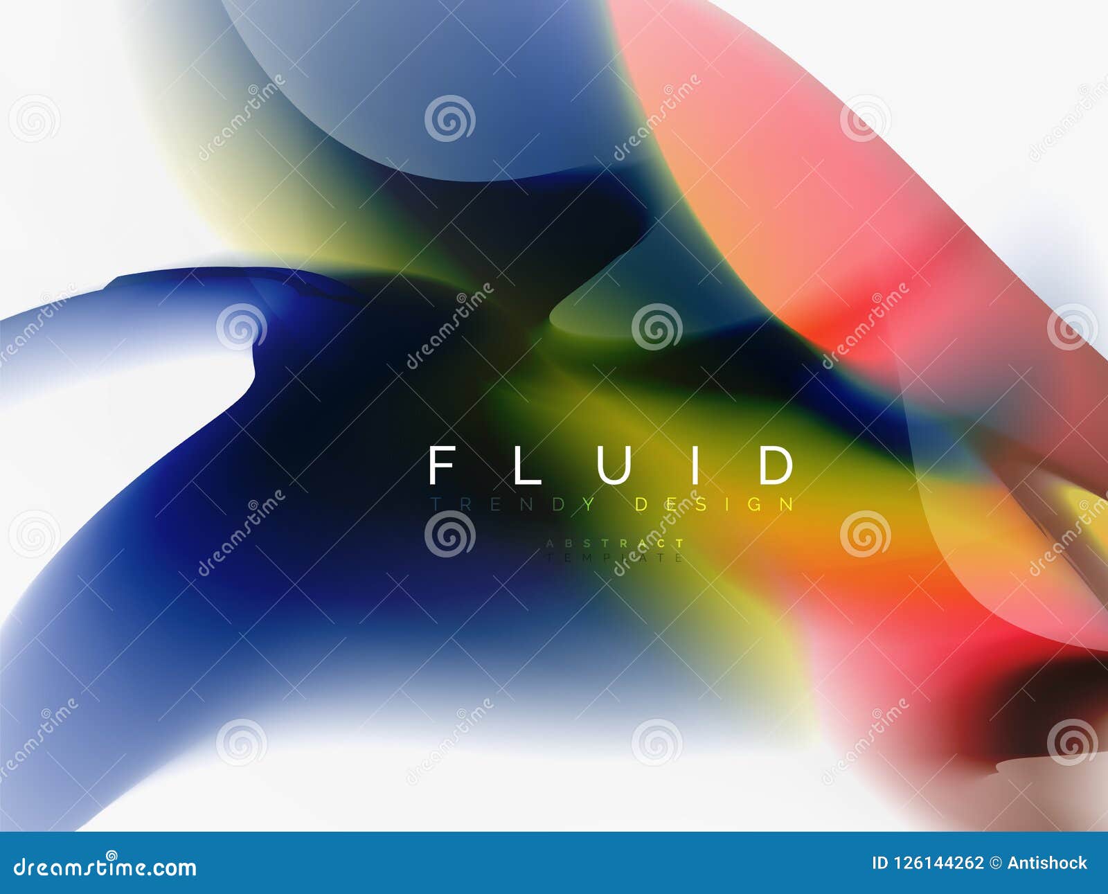Background Abstract - Liquid Colors Wave Flow Stock Vector ...