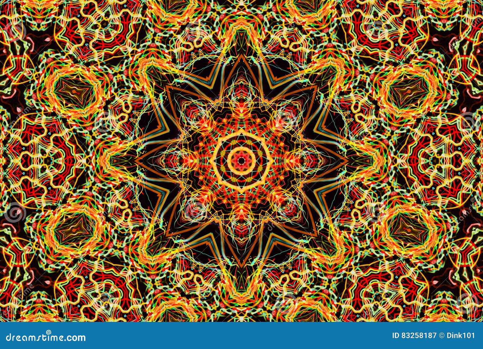 Background with Abstract Luminous Pattern Stock Illustration ...