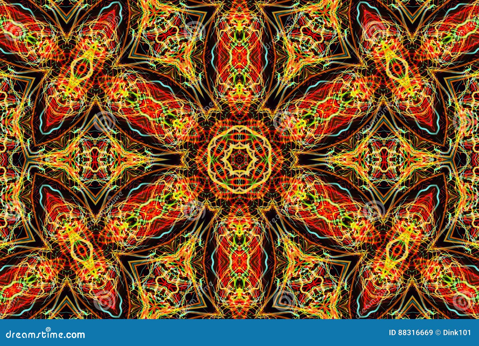 Background with Abstract Luminous Pattern Stock Illustration ...