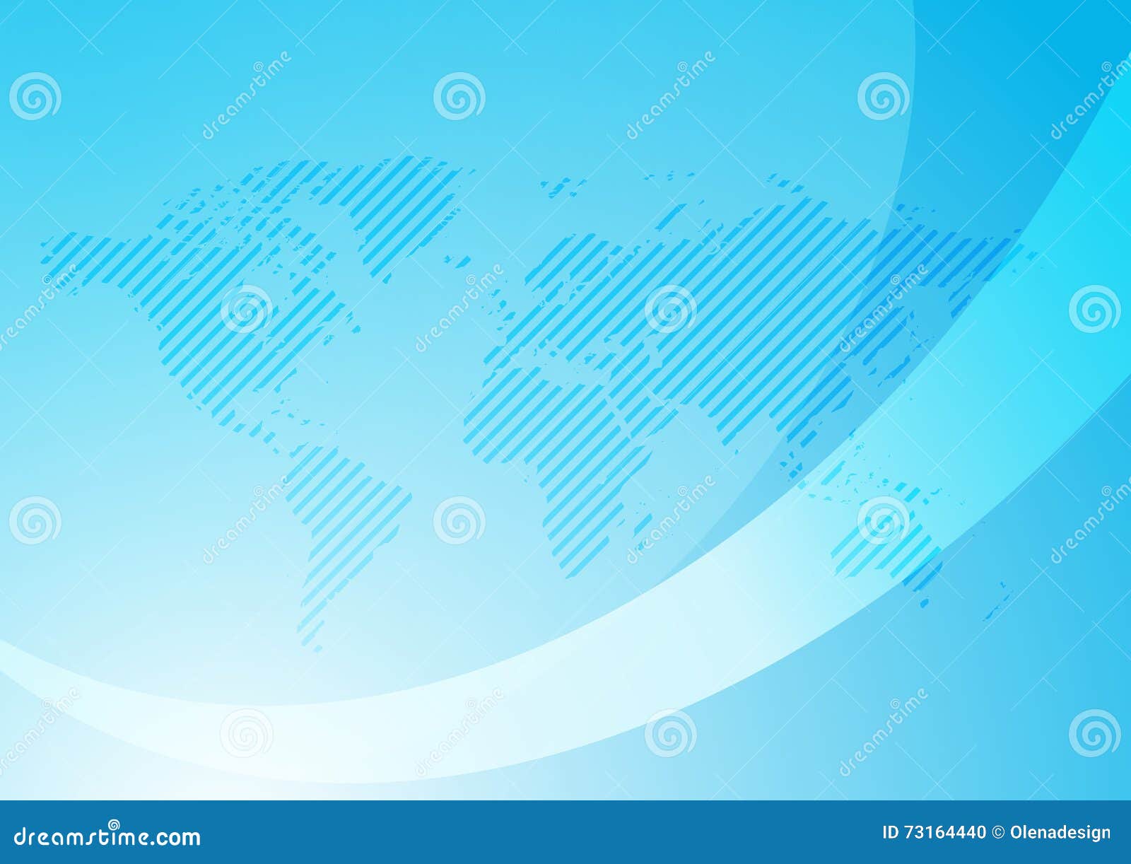 Background with Abstract Map - Light Blue Stock Illustration ...