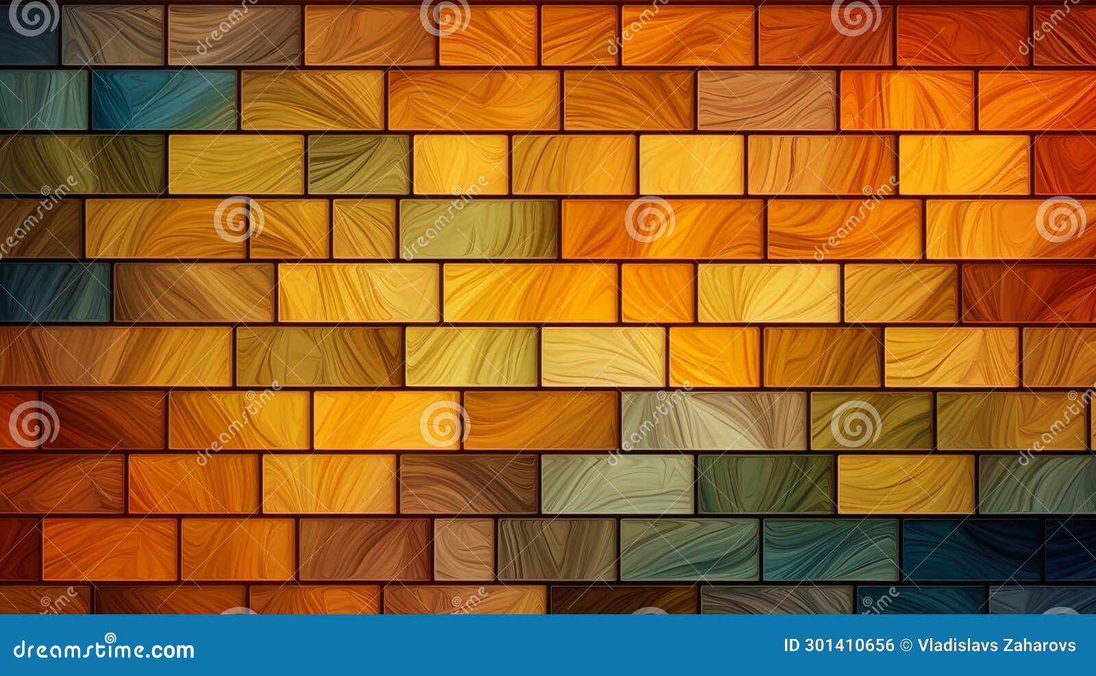The Background with an Abstract Mosaic Pattern and Multi Colored Tiles ...