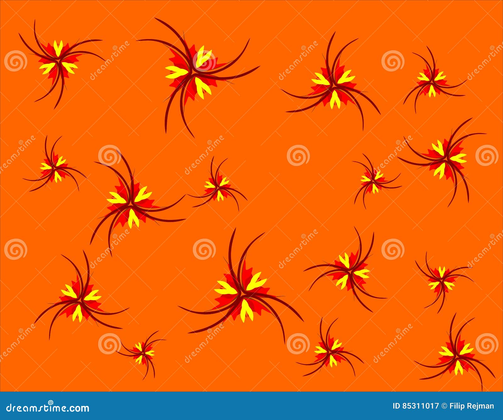 Background with Abstract Motives Stock Illustration - Illustration of ...
