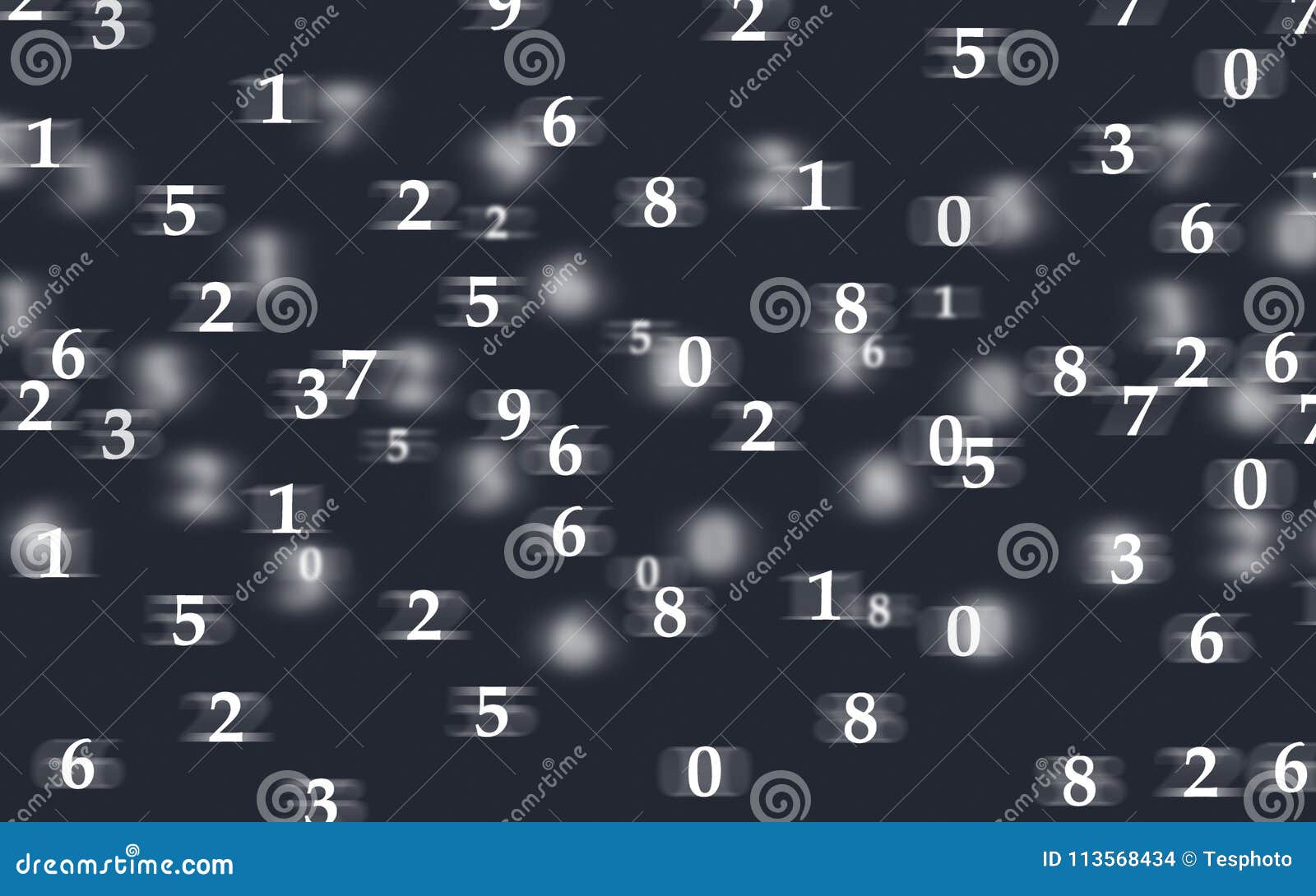 Background. Abstract Numbers Elements. Creative Design. Modern W Stock ...