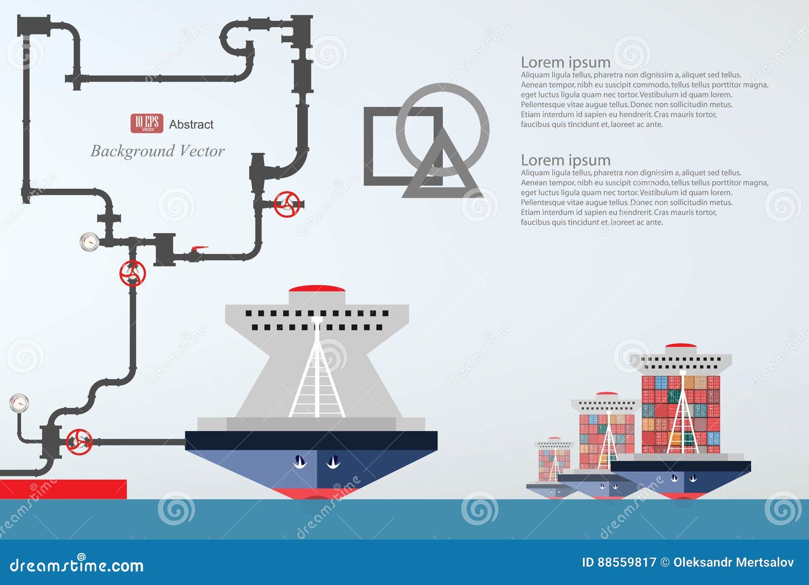 Pipeline Logo Emblem. Crossed Pipe. Isolated On A Dark Background ...