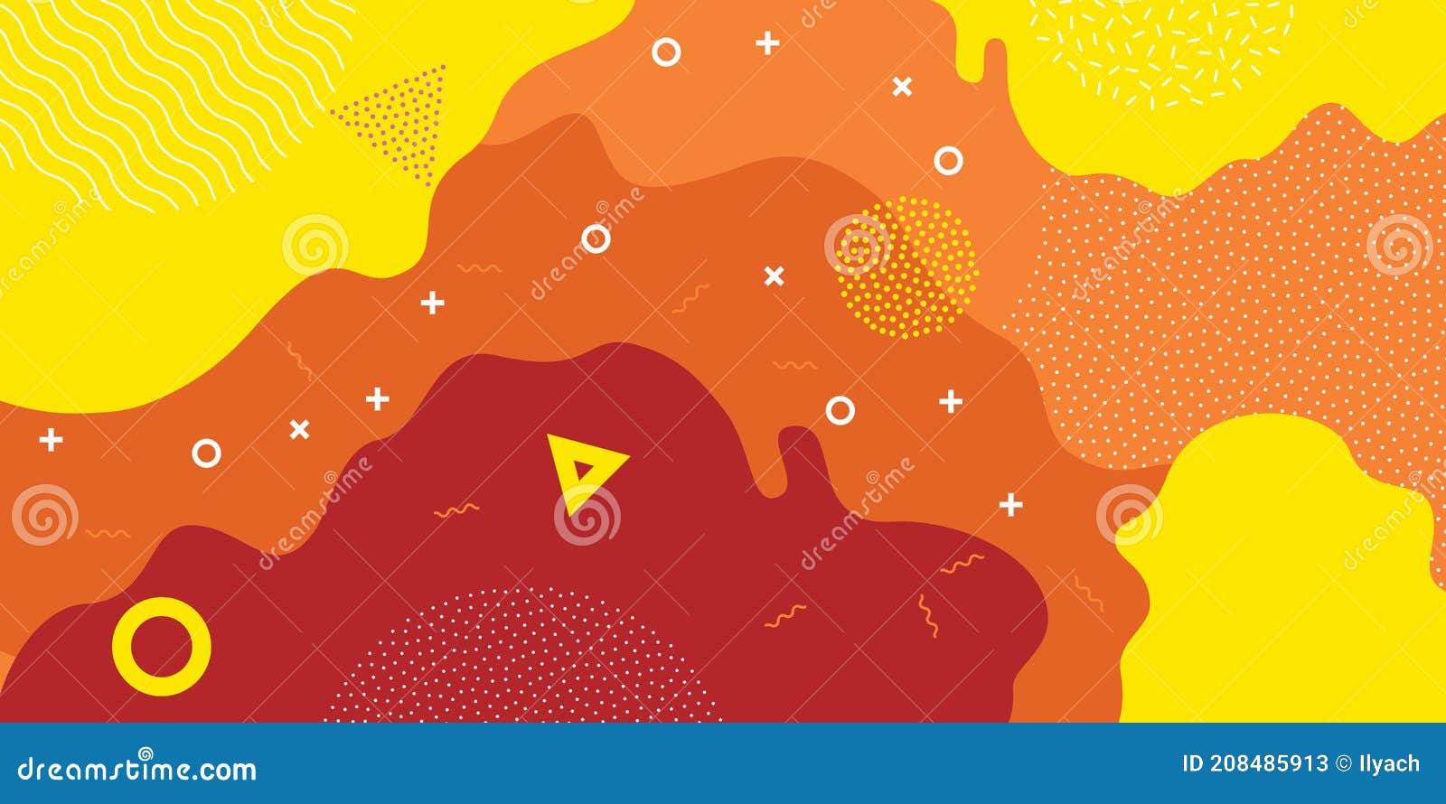 Background Abstract Pattern Geometric Shape Design, Vector Memphis ...