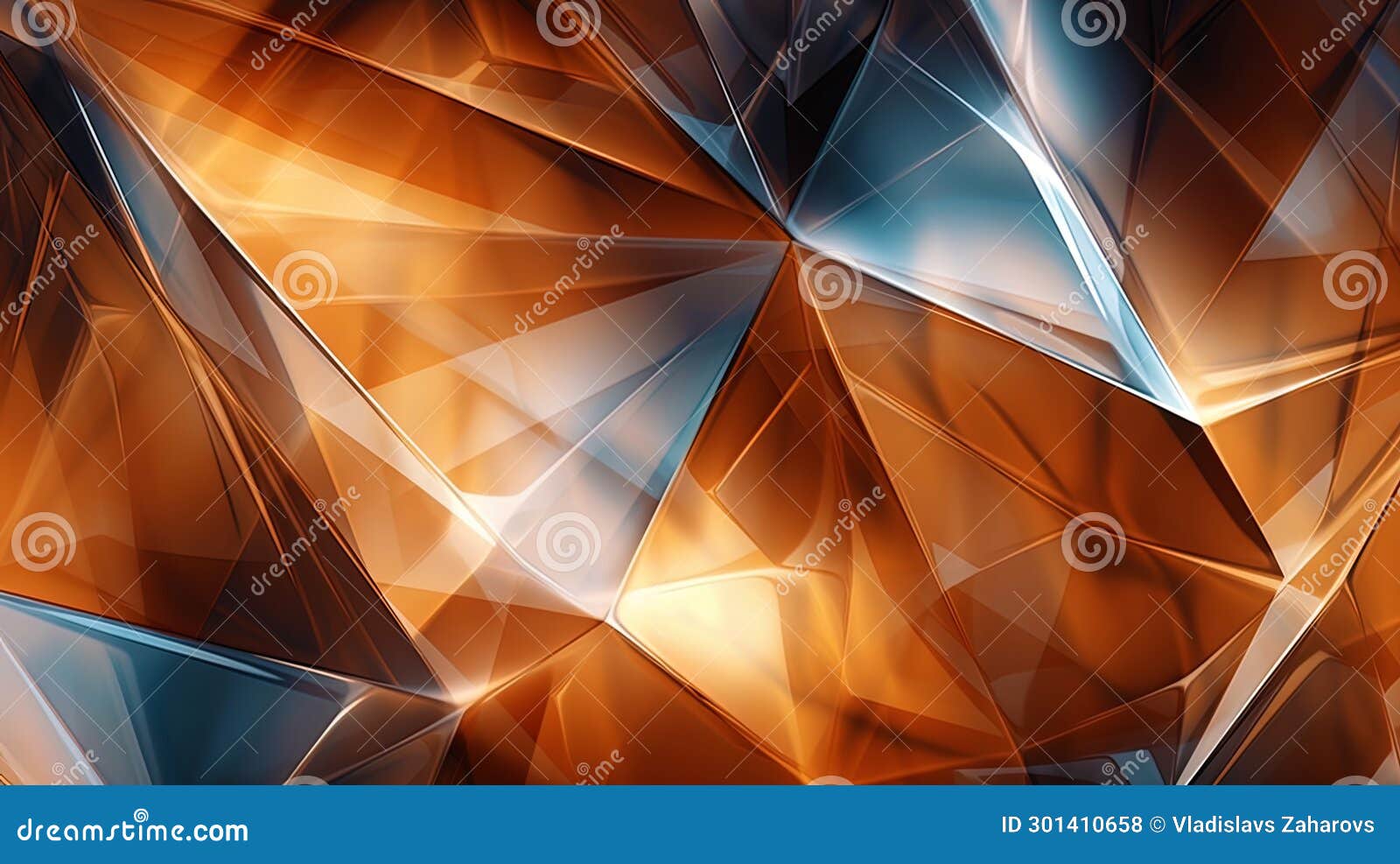 The Background with an Abstract Pattern Resembling a Crystal Structure ...