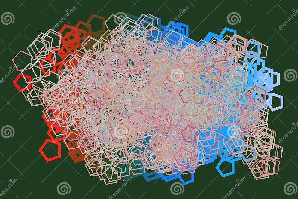 Background Abstract Pentagon Pattern for Design. White, Concept, Vector ...