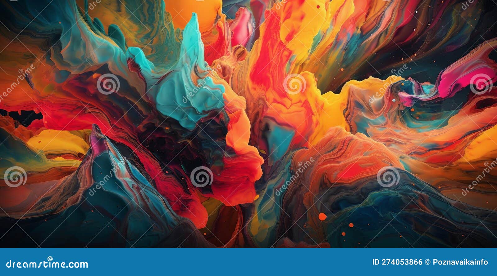 Background Abstract Realistic Paint, Bright Color. Stock Illustration ...