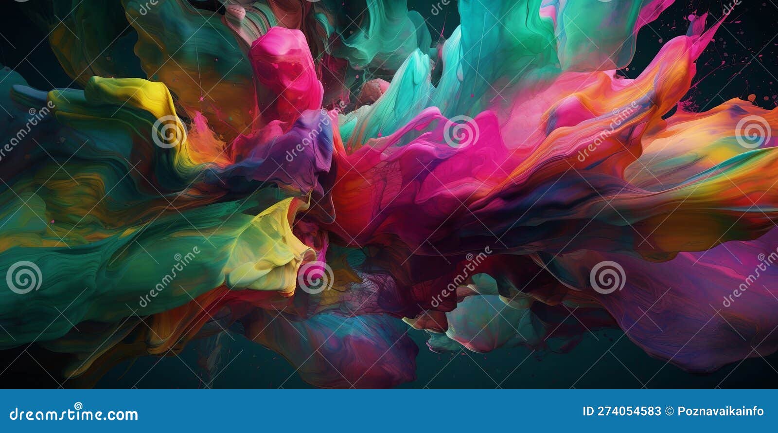 Background Abstract Realistic Paint, Bright Color. Stock Illustration ...