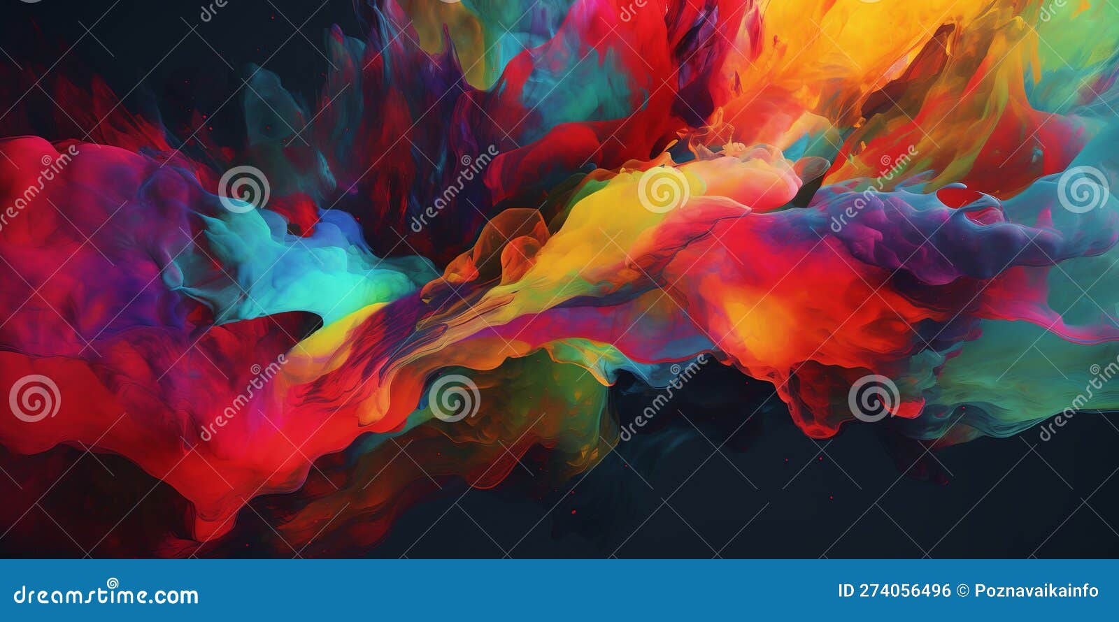 Background Abstract Realistic Paint, Bright Color. Stock Illustration ...