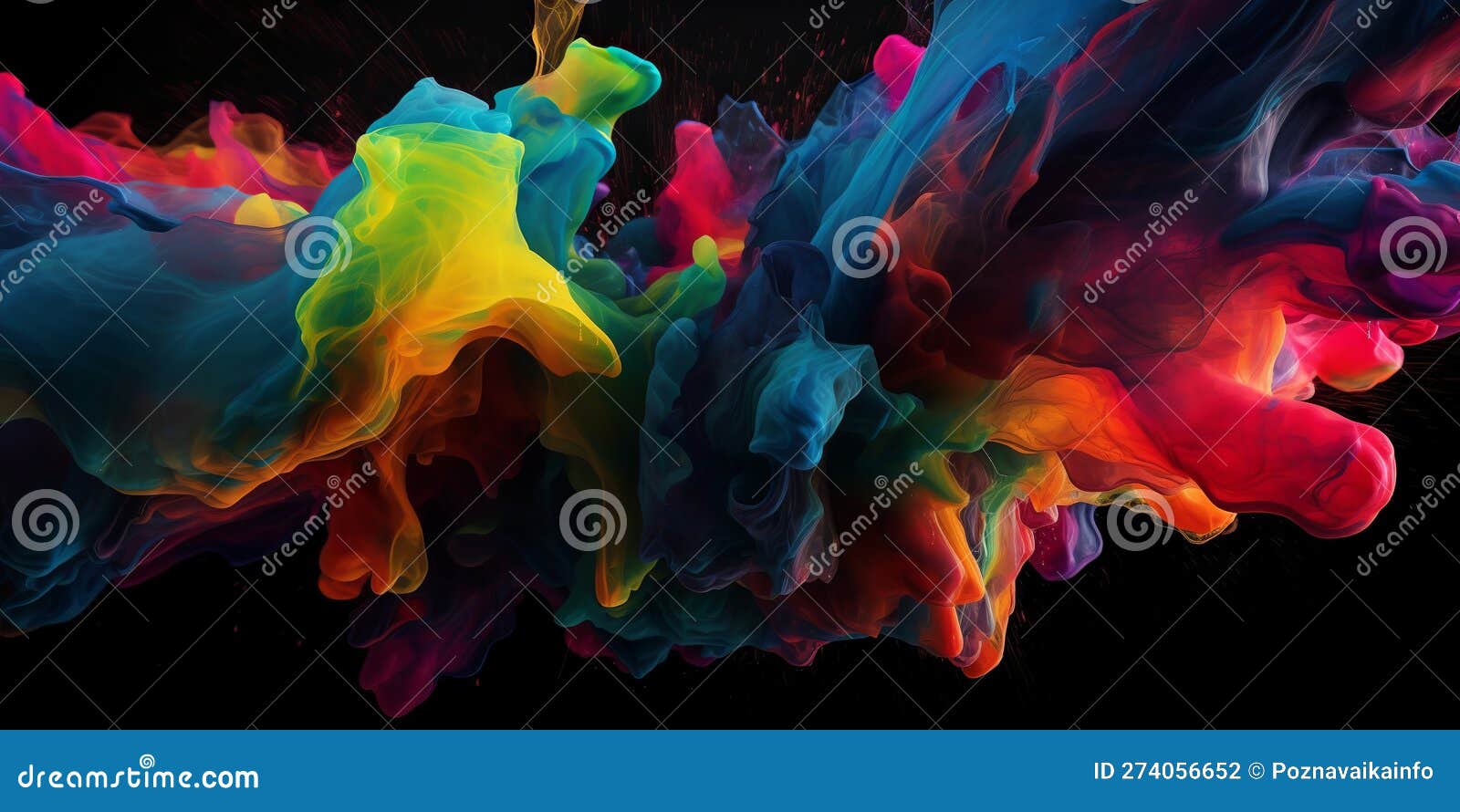 Background Abstract Realistic Paint, Bright Color. Stock Illustration ...
