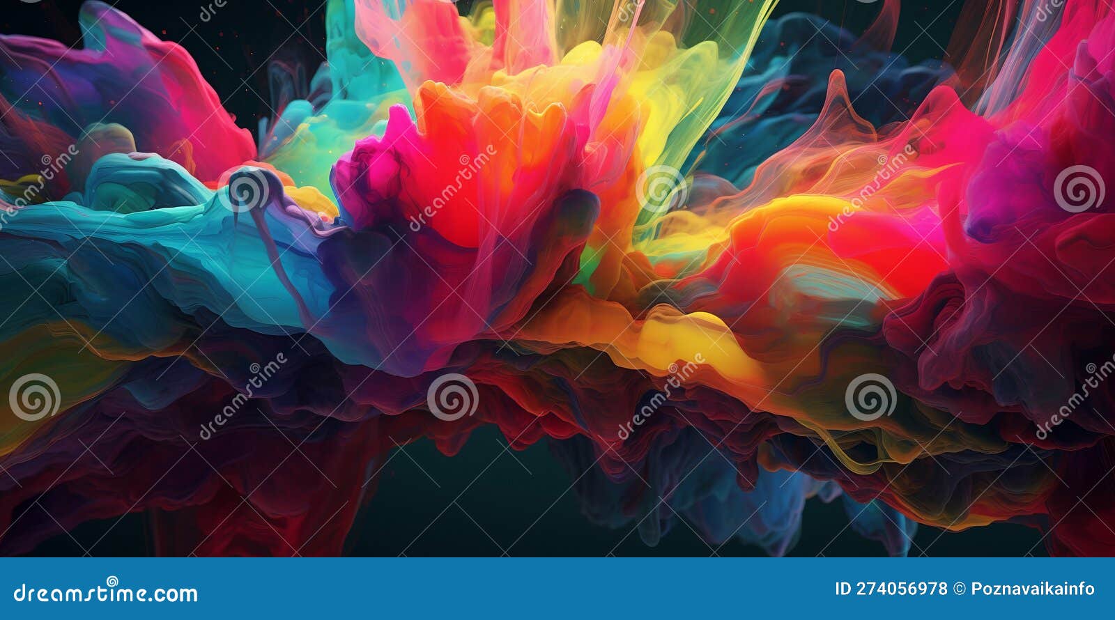 Background Abstract Realistic Paint, Bright Color. Stock Illustration ...