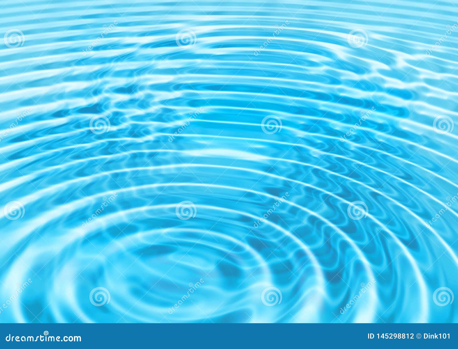 Background with Abstract Round Water Ripples Stock Illustration ...