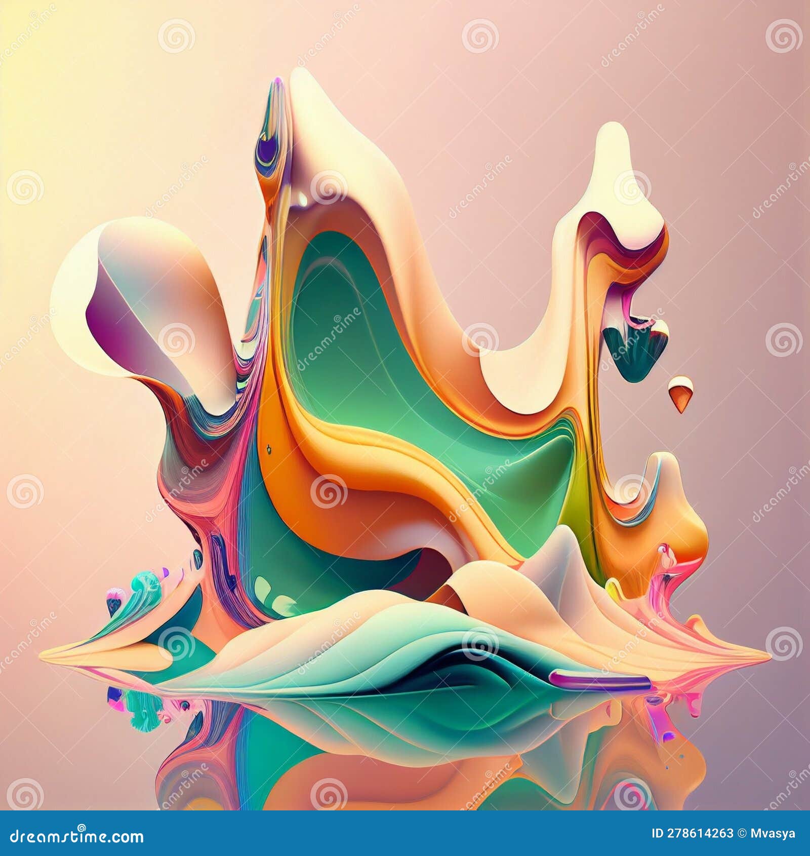 Background with Abstract Shapes. Abstract Color Forms. Desing Template ...