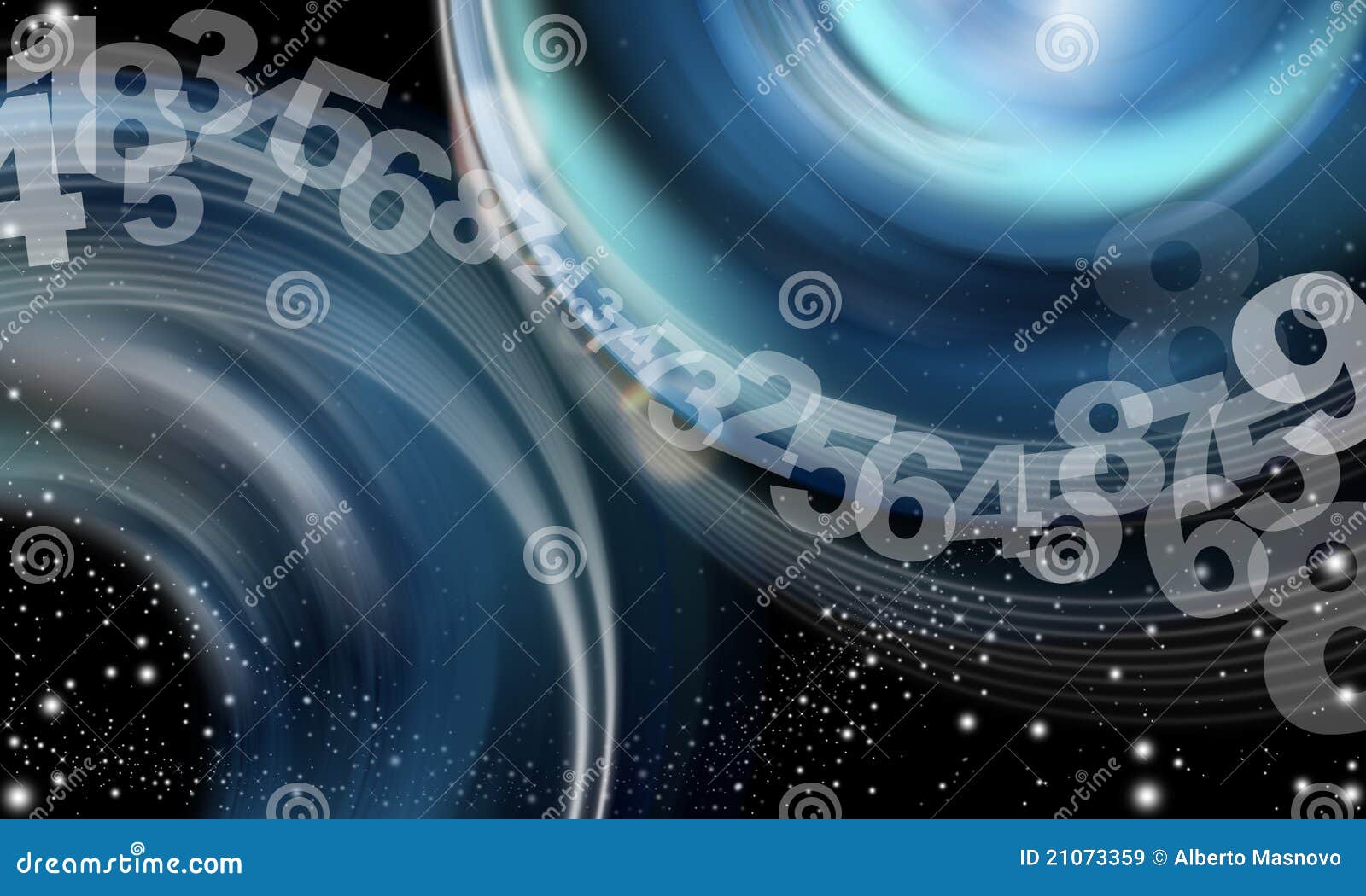 Background Abstract Sky Numbers Stock Illustration - Illustration of ...