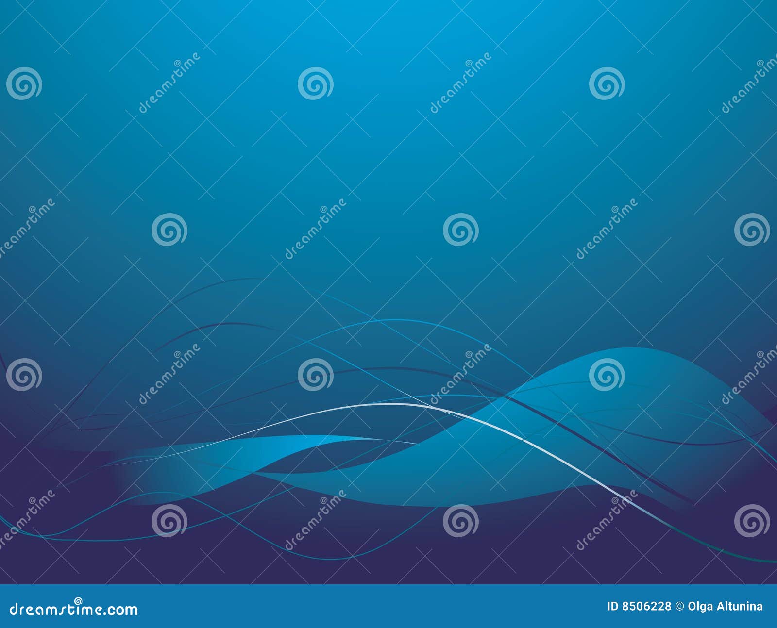 Background with Abstract Smooth Lines Stock Vector - Illustration of ...
