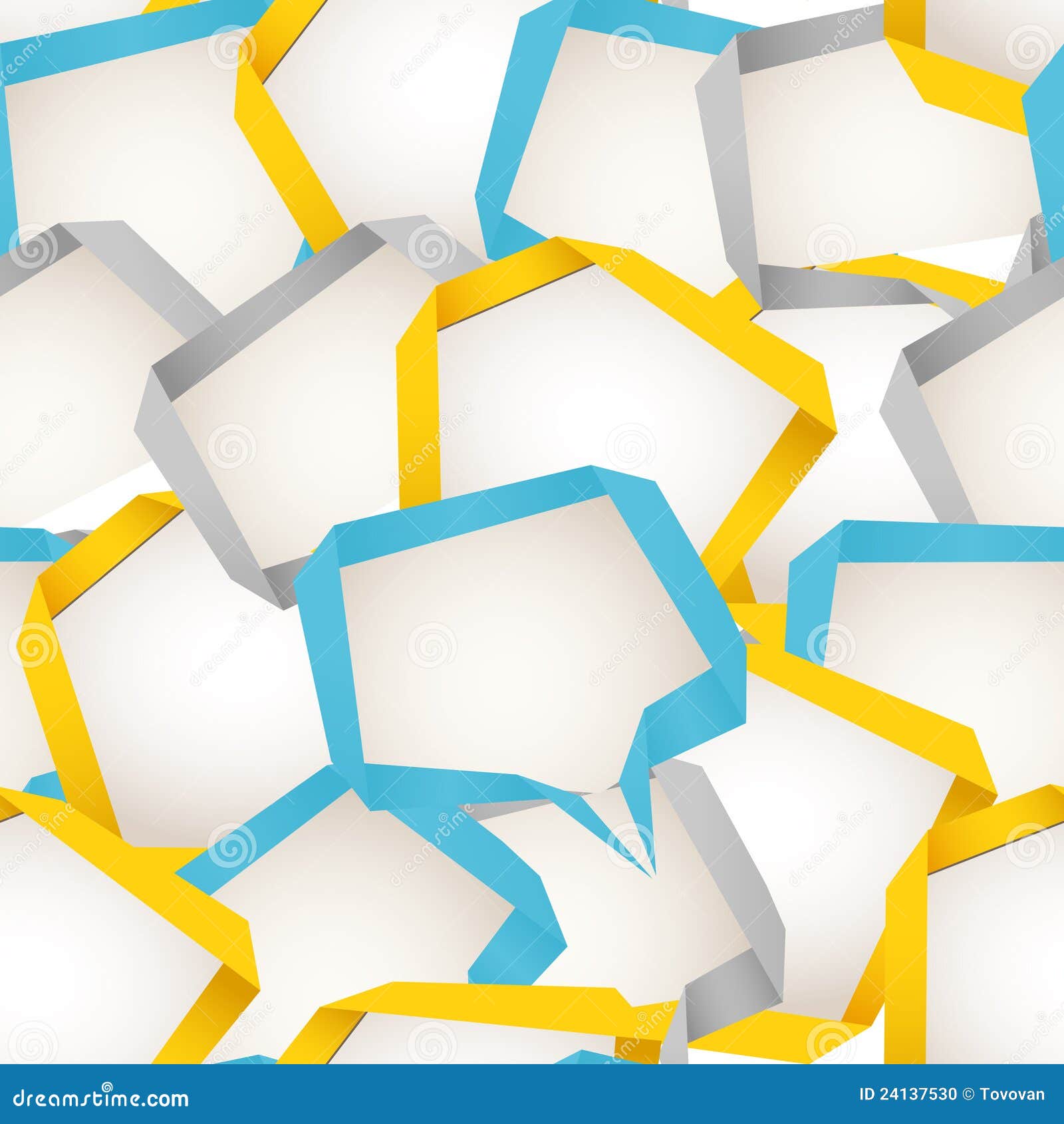 Background of Abstract Speech Bubbles Stock Vector - Illustration of ...