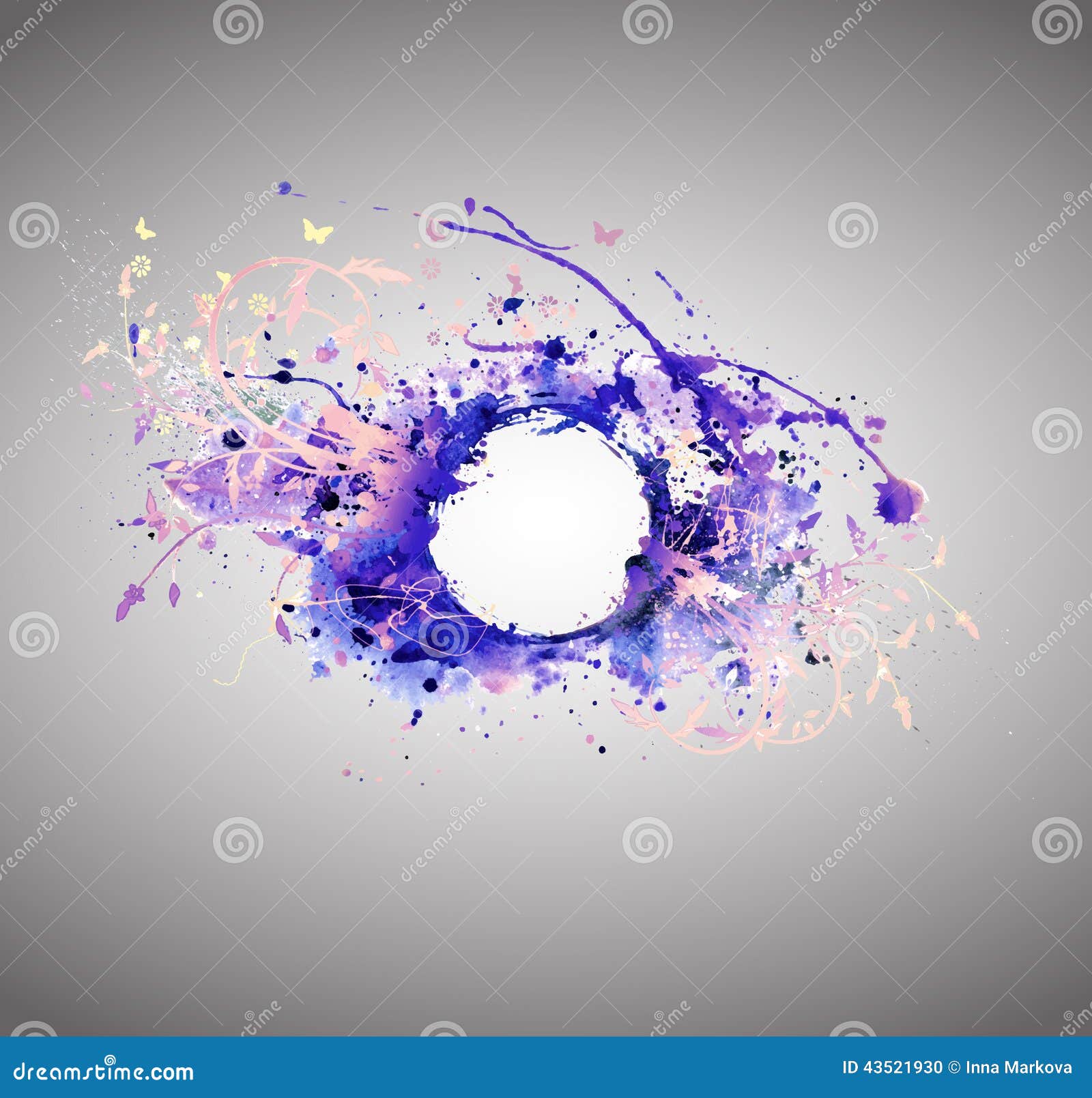 Background Of Abstract Spray Paint. Vector Illustration | CartoonDealer ...