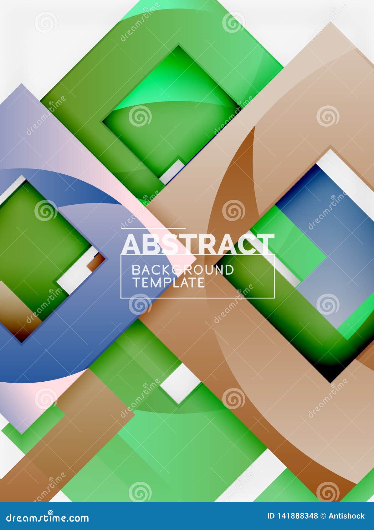 Background Abstract Squares, Geometric Minimal Template Stock Vector ...