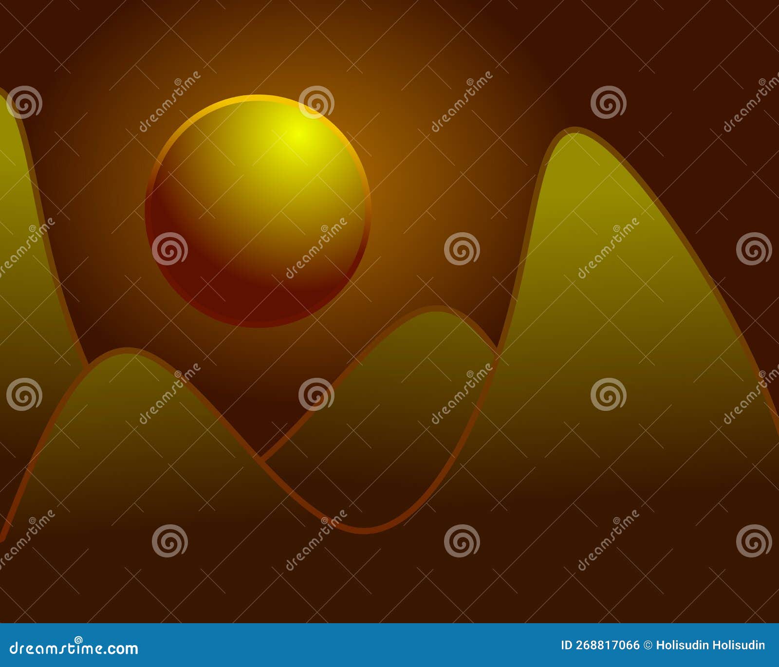 Background Abstract Sunrise for Wallpaper Stock Illustration ...