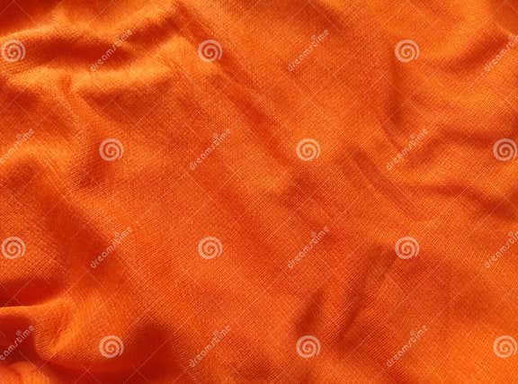 Background Abstract Surface Texture of Wavy Orange Fabric Stock Image ...