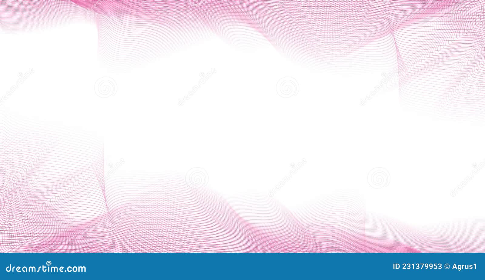 Background with Abstract Vector Pink Colored Sound Wave Lines Stock ...