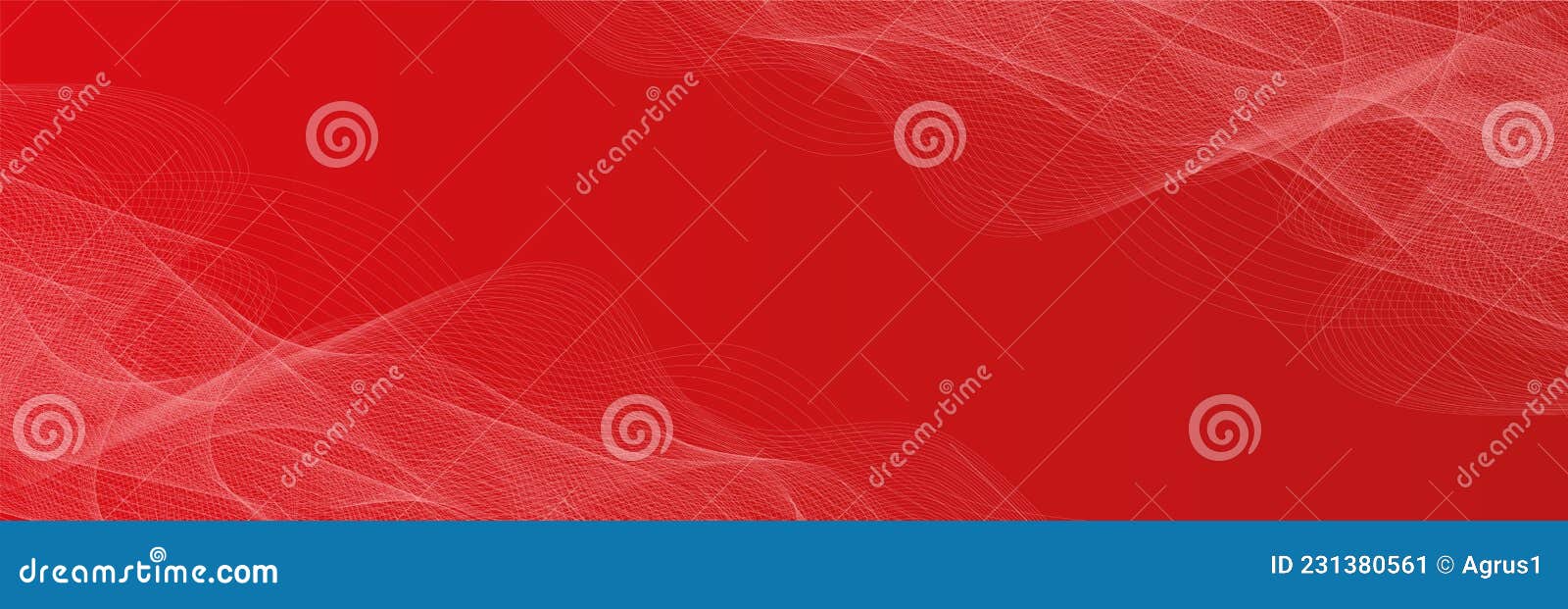 Background with Abstract Vector Red Colored Sound Wave Lines Stock ...