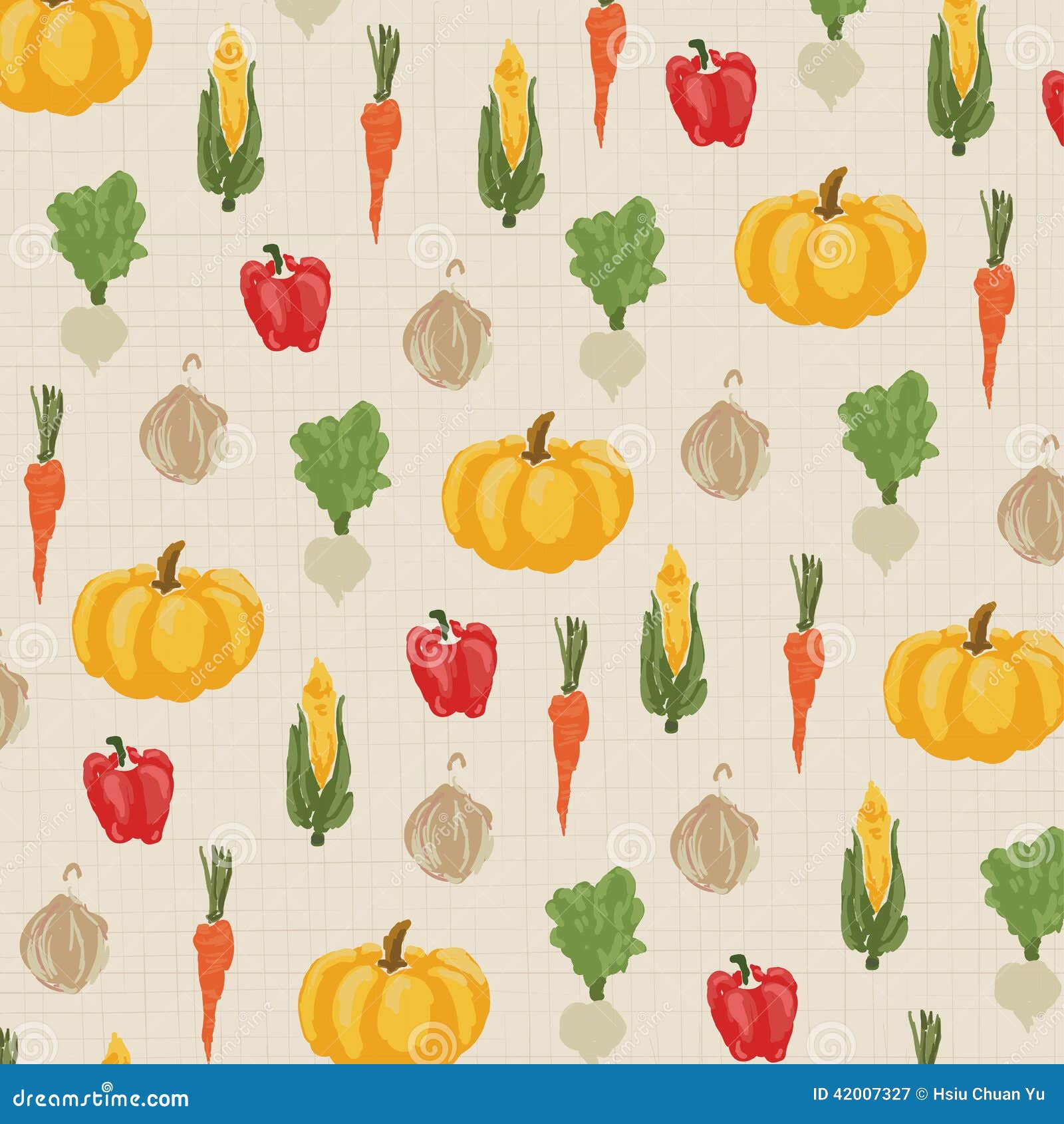 Background of Abstract Vegetable Stock Vector - Illustration of stylish ...